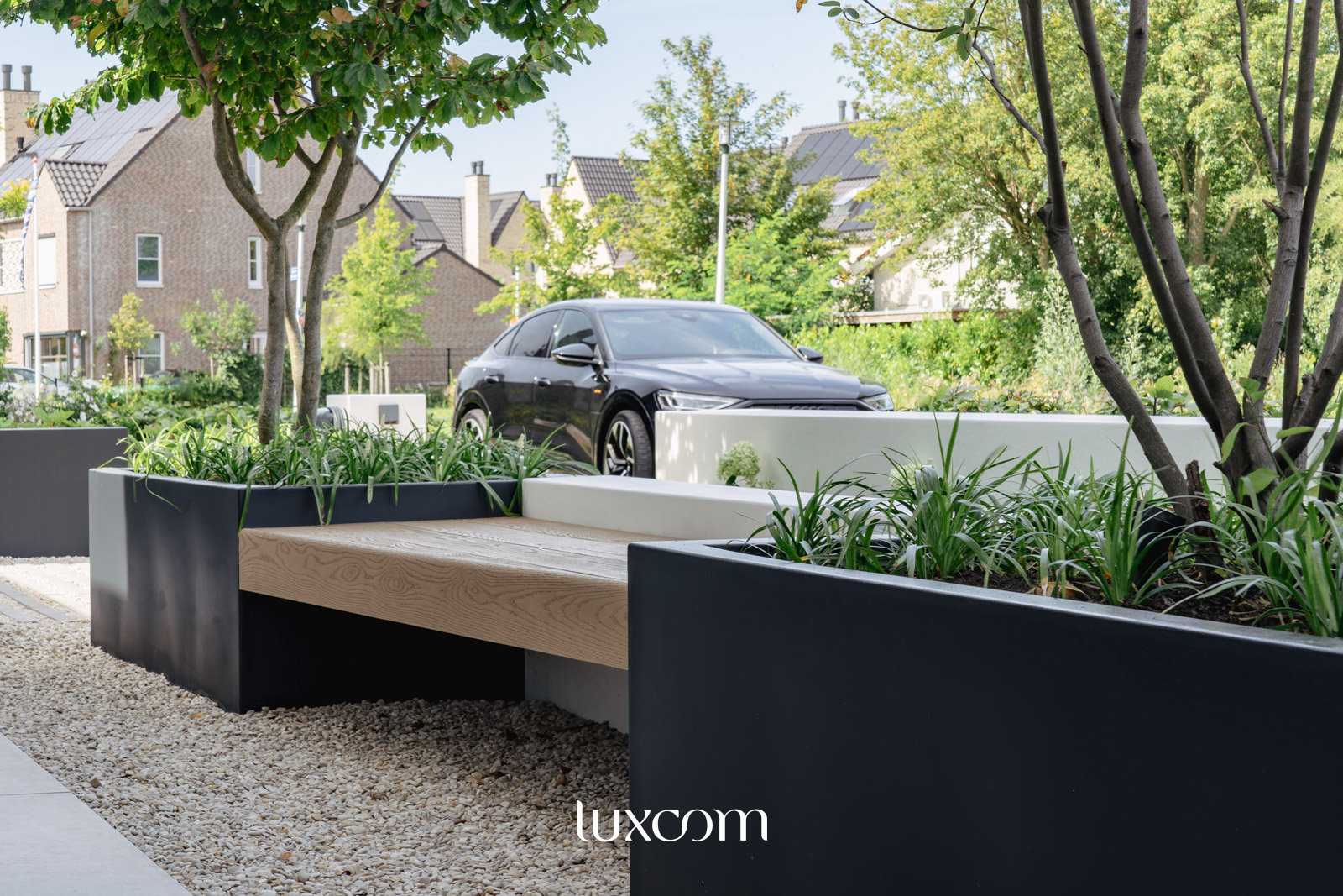 Luxe designtuin met hoogteverschillen | Luxcom